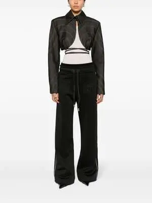 Off-White Elasticated-waist Cotton Track Pants