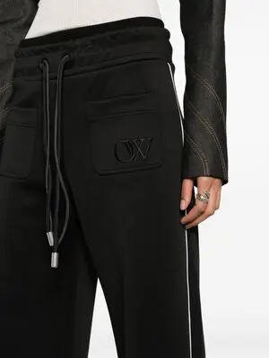Off-White Elasticated-waist Cotton Track Pants