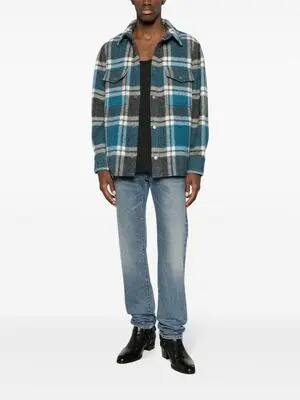 Alanui Check-pattern Virgin Wool-blend Shirt