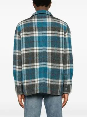 Alanui Check-pattern Virgin Wool-blend Shirt