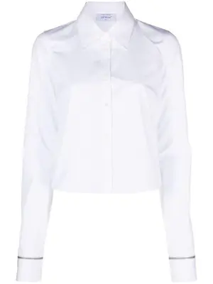 Off-White Pointed-collar Button-up Shirt