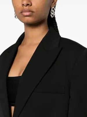 Off-White Peak-lapel Single-breasted Blazer