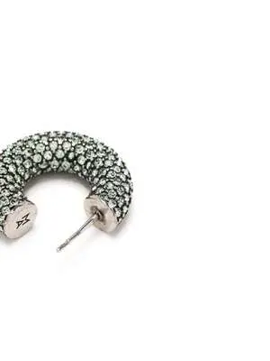 Amina Muaddi Cameron Small Hoop Earrings