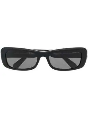 Moncler Minuit Rectangle-frame Sunglasses - Black