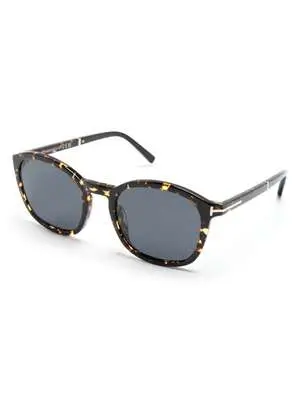 TOM FORD Tinted Round Frame Sunglasses