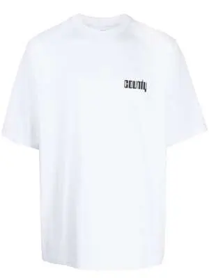 COUNTY OF MILAN Logo-print T-shirt
