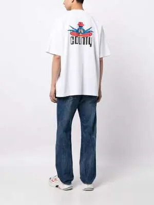 COUNTY OF MILAN Logo-print T-shirt