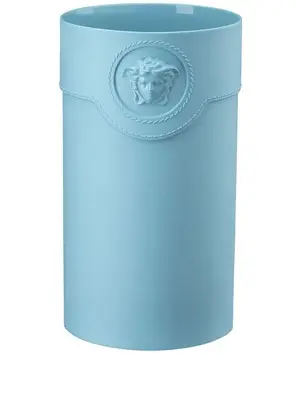 Versace La Medusa Porcelain Vase - Blue
