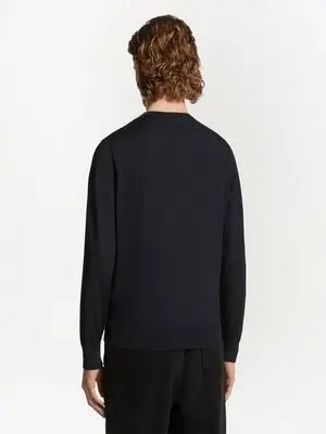 Zegna Crew-neck Wool Sweatshirt
