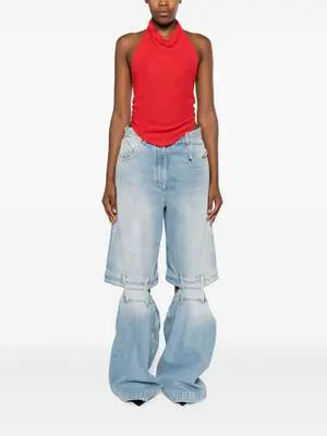 Attico Ashton Wide-leg Jeans
