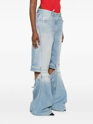 Attico Ashton Wide-leg Jeans