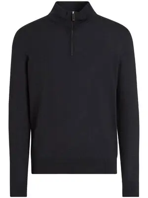 Zegna Mock-neck Half-zip Jumper