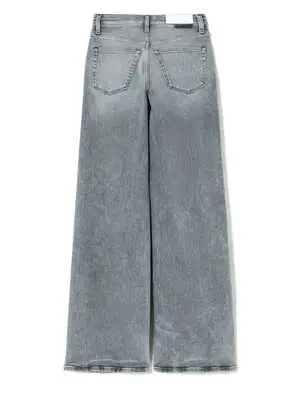 RE/DONE Logo-patch Wide-leg Jeans