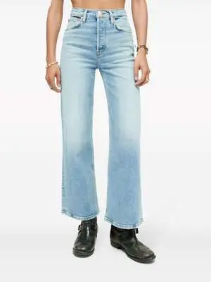 RE/DONE Wide-leg Cropped Jeans