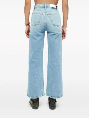 RE/DONE Wide-leg Cropped Jeans