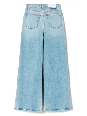 RE/DONE Wide-leg Cropped Jeans