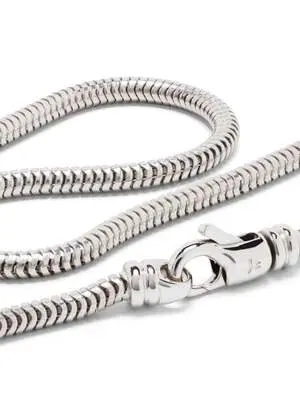 Tom Wood Snake Chain Necklace - Silver