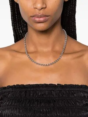 Tom Wood Thick Rolo Chain Necklace - Silver