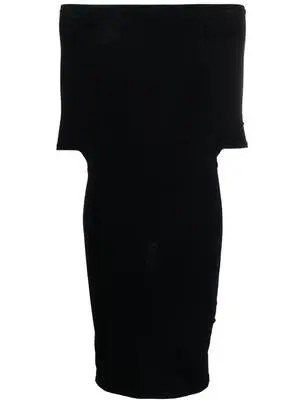 Wardrobe.NYC Off-shoulder Bodycon Mini Dress