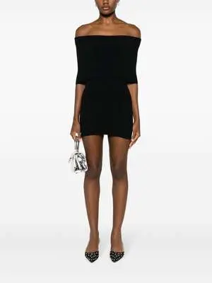 Wardrobe.NYC Off-shoulder Bodycon Mini Dress