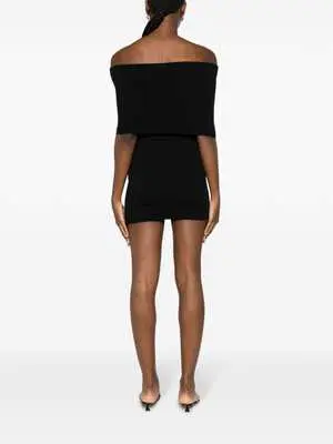 Wardrobe.NYC Off-shoulder Bodycon Mini Dress
