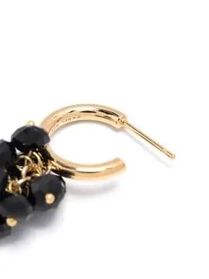 Isabel Marant Étoile Tone Crystal Embellished Hoop Earrings