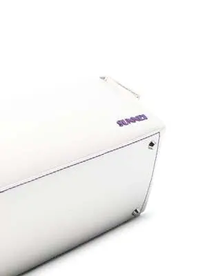 Sunnei Labauletto Leather Shoulder Bag - White
