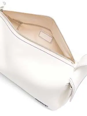 Sunnei Labauletto Leather Shoulder Bag - White
