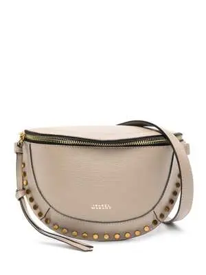Isabel Marant Étoile Skano Stud-embellished Shoulder Bag - Neutrals