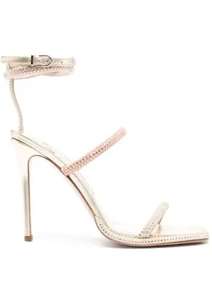 SOPHIA WEBSTER Callista 110mm Leather Sandals - Gold