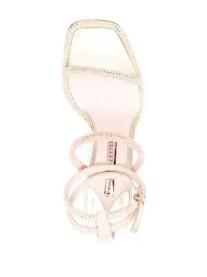 SOPHIA WEBSTER Callista 110mm Leather Sandals - Gold