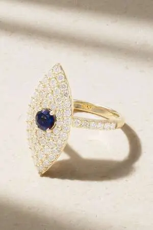 ANITA KO Evil Eye Ring