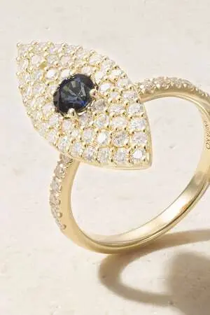 ANITA KO Evil Eye Ring