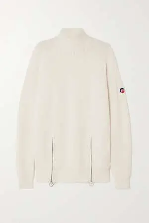 Fusalp Cybele Ribbed Merino Wool Turtleneck Sweater
