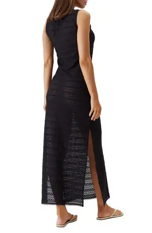 Melissa Odabash Maddie Cover-up Maxi Dress - Black