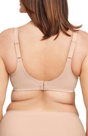GLAMORISE Wonderwire Full Coverage Minimizer Bra - Cafe