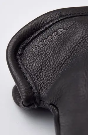 HESTRA Andrew Leather Gloves - Black
