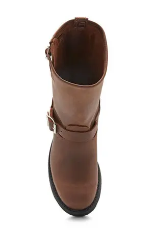 Frye Engineer Biker Boots - Gaucho - Crazy Horse Leather