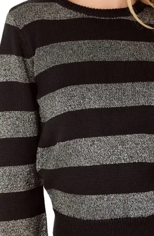 English Factory Metallic Stripe Sweater