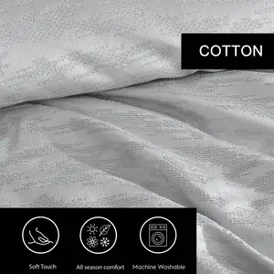 Vera Wang Illusion Grey Duvet Cover Set - Silver/gray