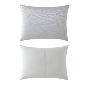 Vera Wang Illusion Grey Duvet Cover Set