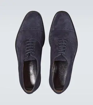 Manolo Blahnik Norton Suede Brogues