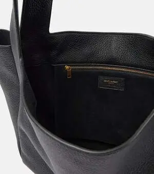 Saint Laurent Le 5 À 7 Bea Leather Tote Bag