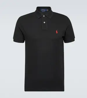 Polo Ralph Lauren Cotton Polo Shirt - Black