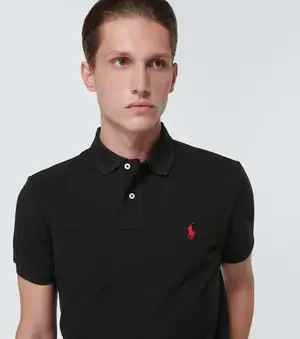 Polo Ralph Lauren Cotton Polo Shirt - Black