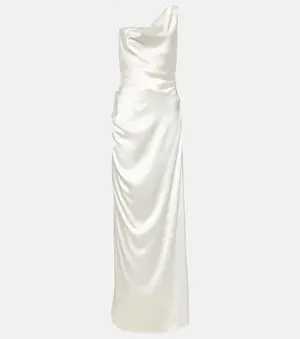 Women's White Silk Gowns