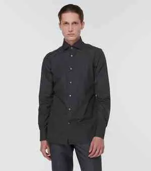 Zegna Cotton Shirt - Grey