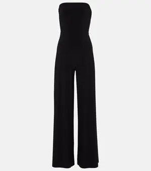 Norma Kamali Strapless Jumpsuit - Black