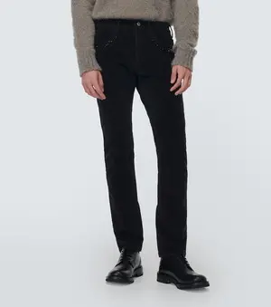 Undercover Studded Corduroy Slim Pants
