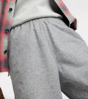 Bottega Veneta Trompe L'oeil Leather Sweatpants - Grey